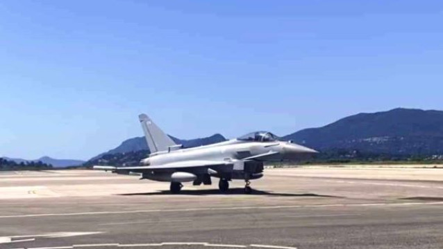 Ένας «Τυφώνας» στο αεροδρόμιο της Κέρκυρας