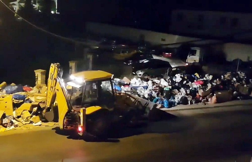 Temporary suspension of refuse collection in South Corfu