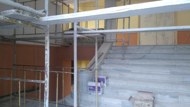 The restoration of the neo-classical Old Courthouse building is nearing ...