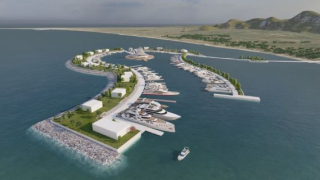 The plans for the artificial island project