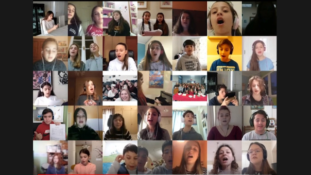 Corfu Children΄s Choir - ΄virtual΄ performance during lockdown