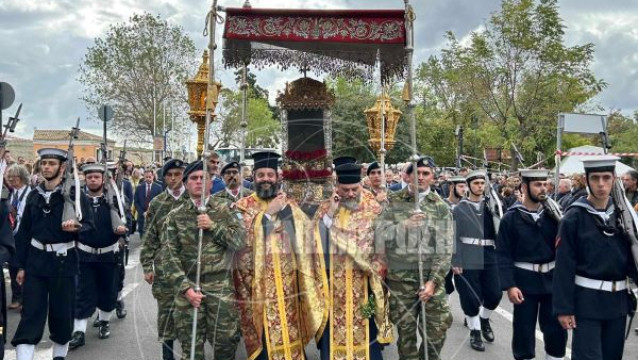 ΄First Sunday΄ procession with sacred relics of St. Spyridon