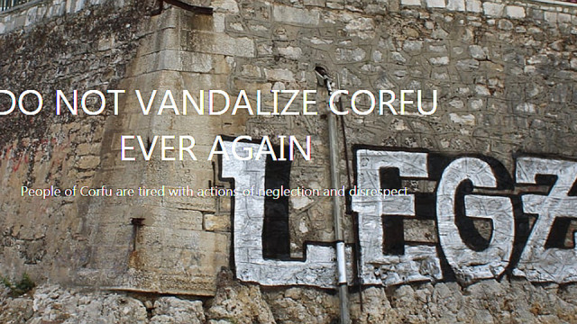 Corfu "Zorro" reveals (?) identity of graffiti artists