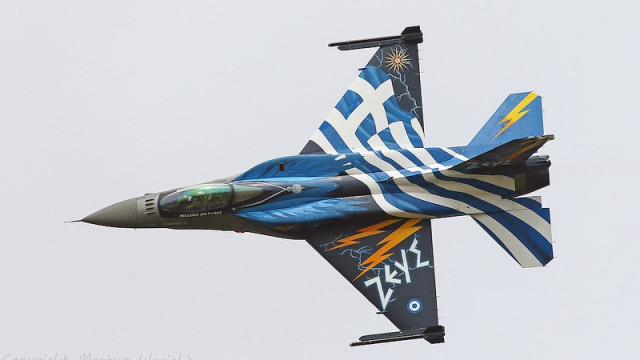 ΄Zeus΄ aircraft in Corfu again for F16 air display